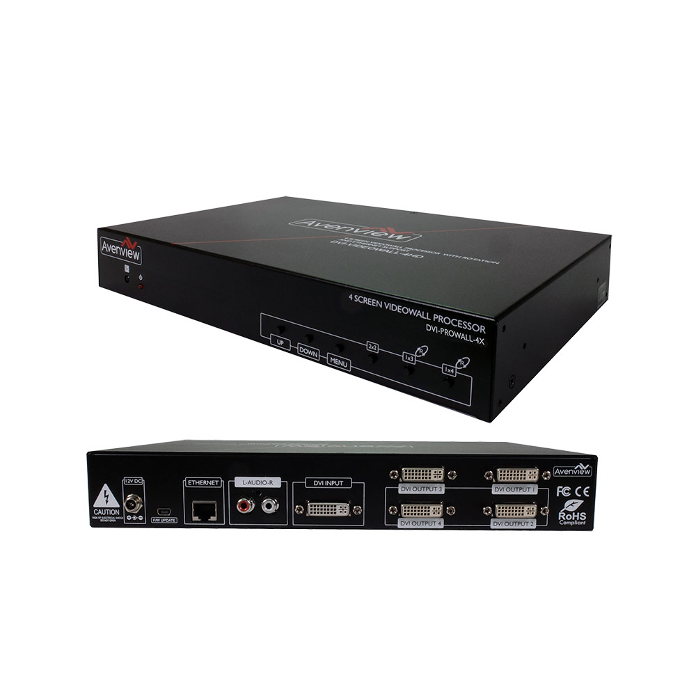 HD 2X2 Video Wall Processor - Avenview